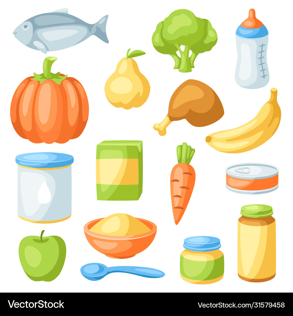 Baby Food Cartoon