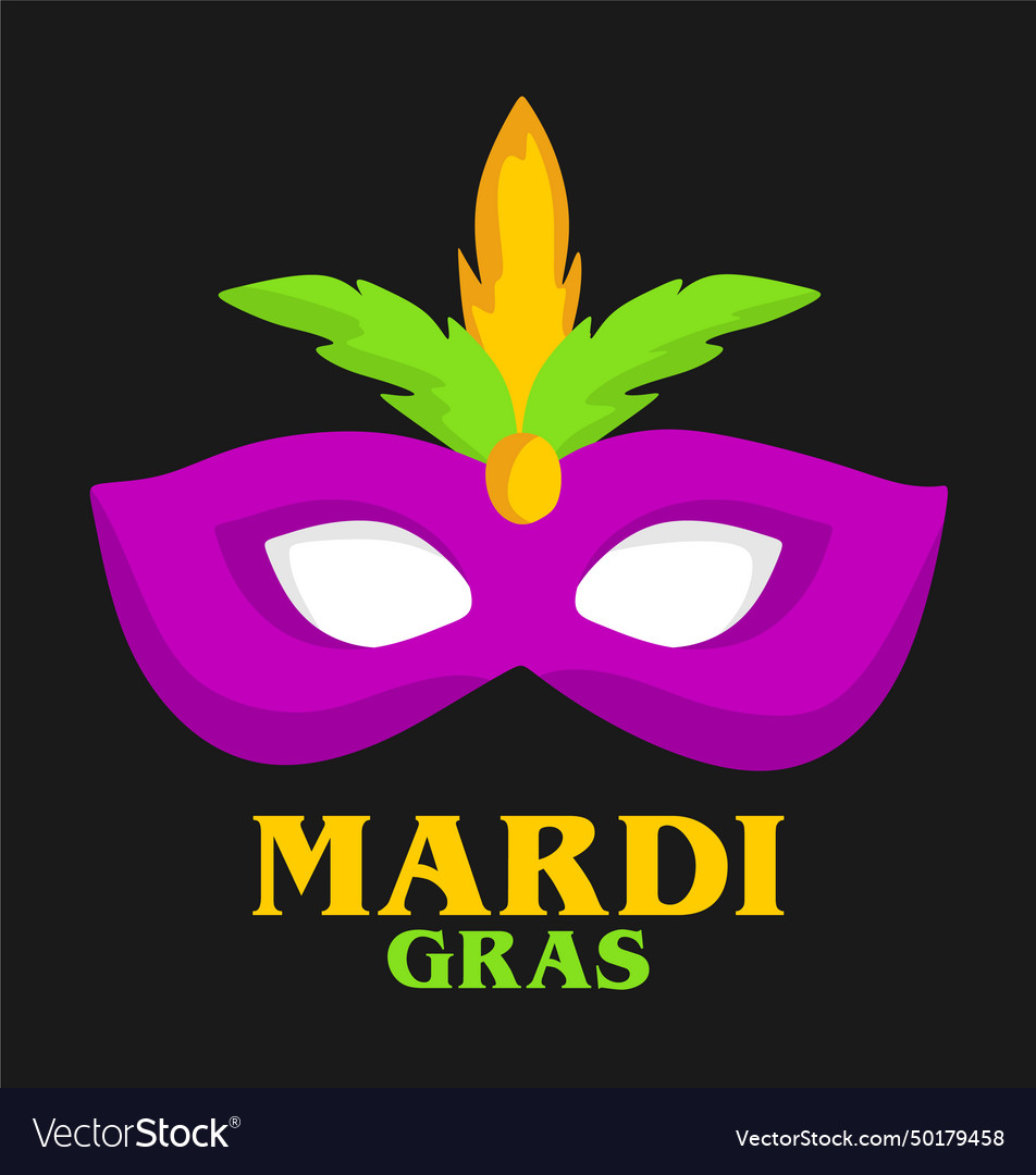 Shrove tuesday mardi gras Royalty Free Vector Image