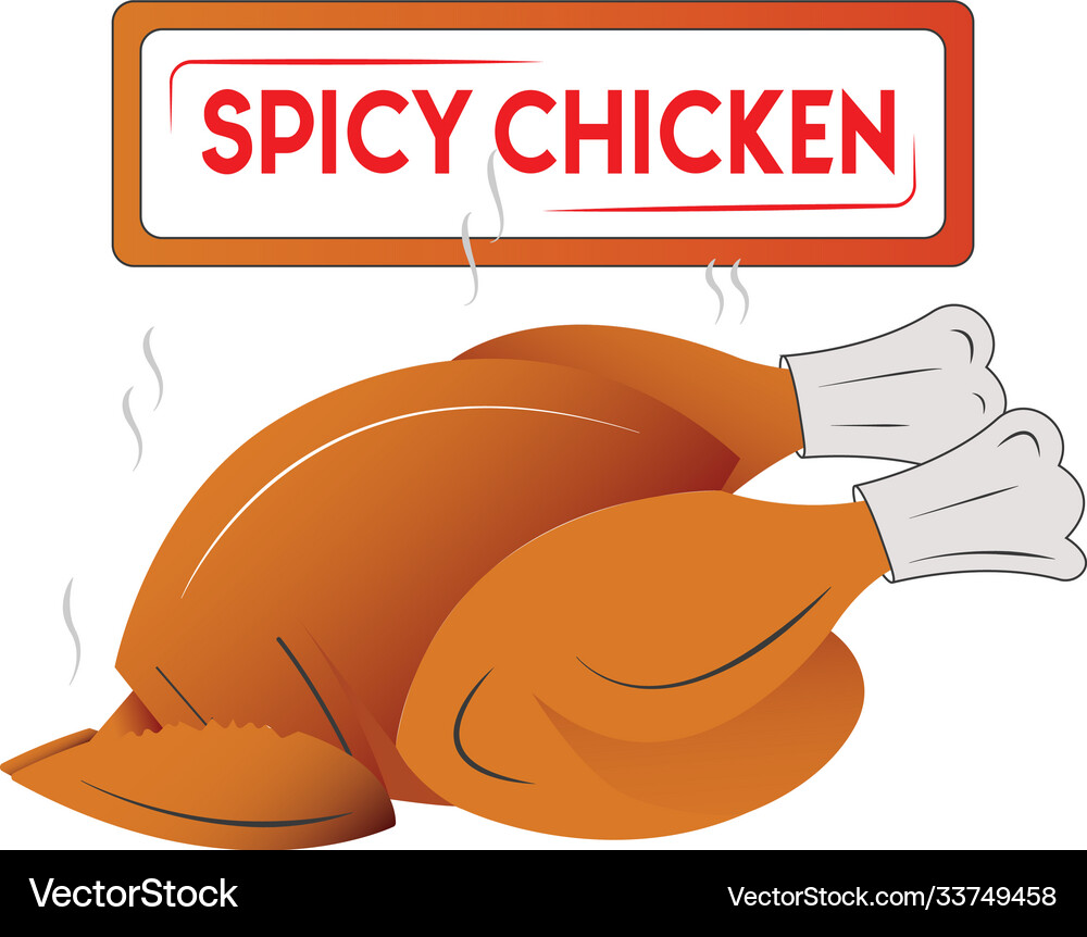 Spicy-chicken-jpg Royalty Free Vector Image - VectorStock