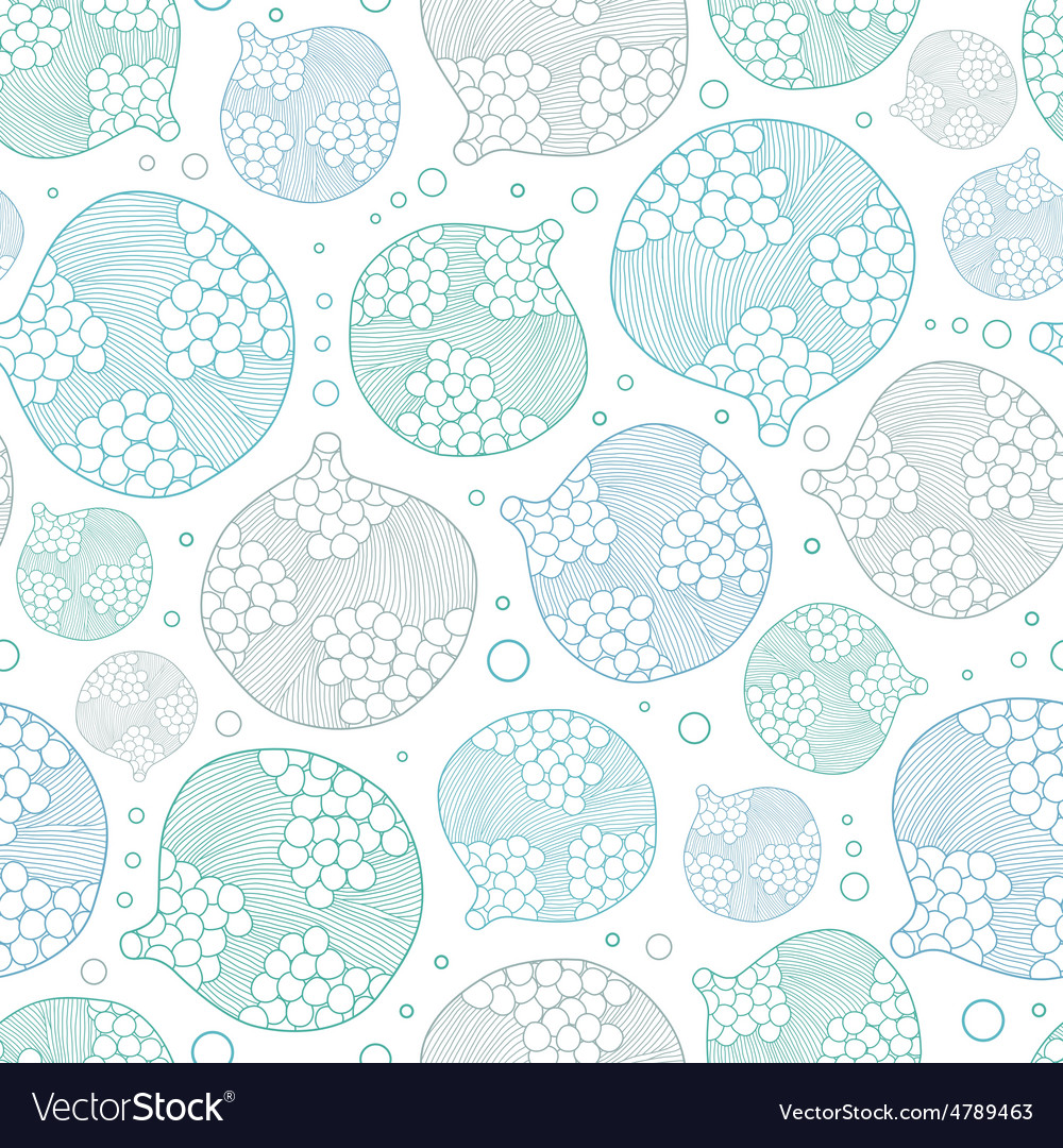 Abstract bubble stripes seamless pattern Vector Image