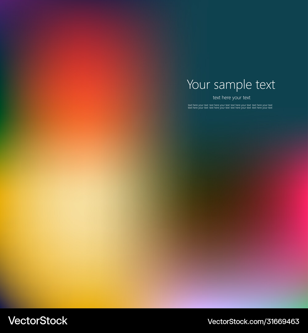 Abstract concept multicolored blurred background Vector Image