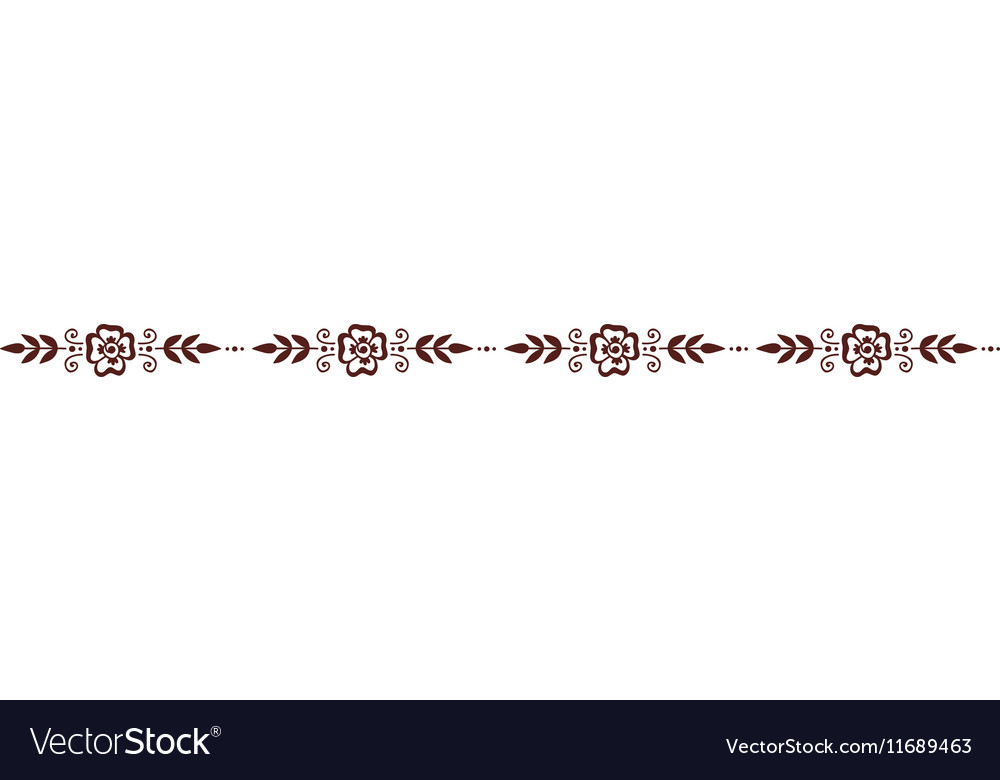 Mehendi pattern Royalty Free Vector Image - VectorStock