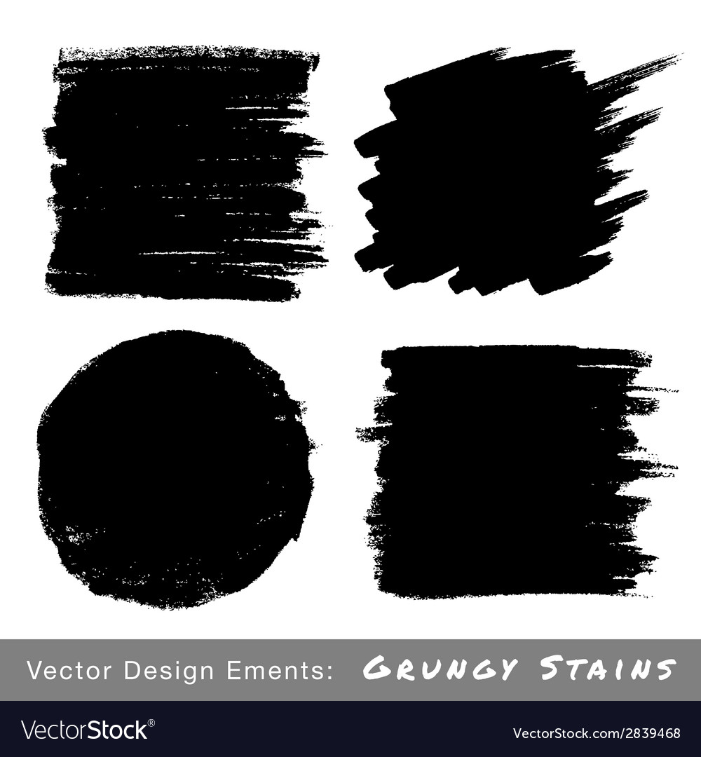 Set hand drawn grunge backgrounds Royalty Free Vector Image