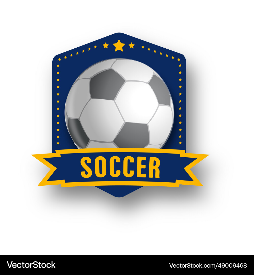 Soccer logo Royalty Free Vector Image - VectorStock