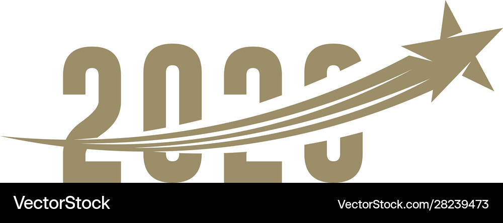 2020 logo design concept template icon symbol Vector Image