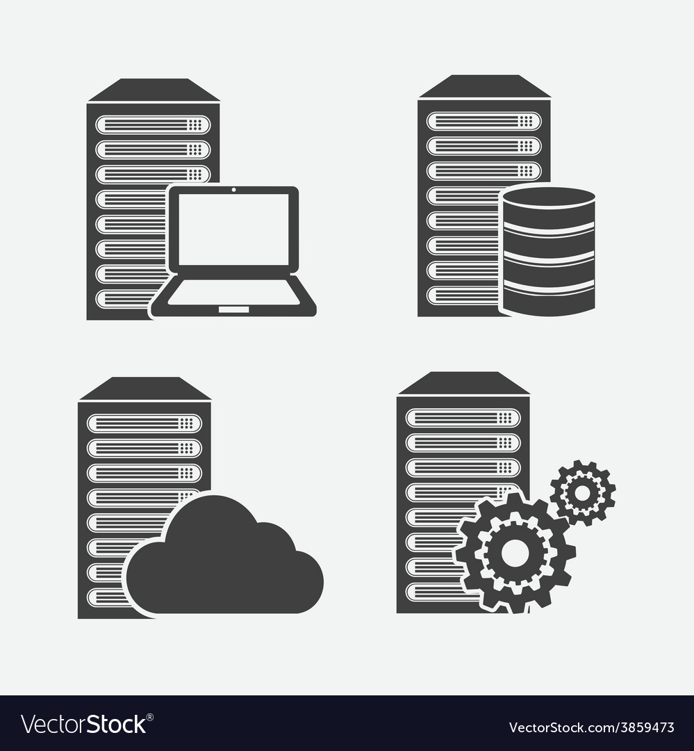 Data center Royalty Free Vector Image - VectorStock
