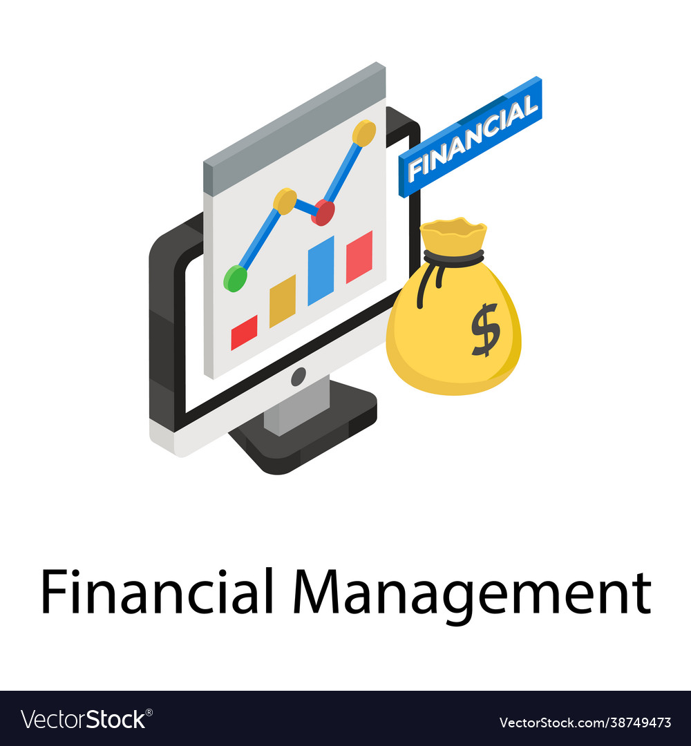 Financial management Royalty Free Vector Image
