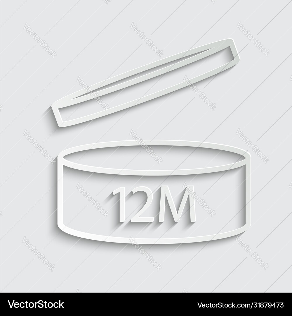 Period after opening symbol iconuseful Royalty Free Vector