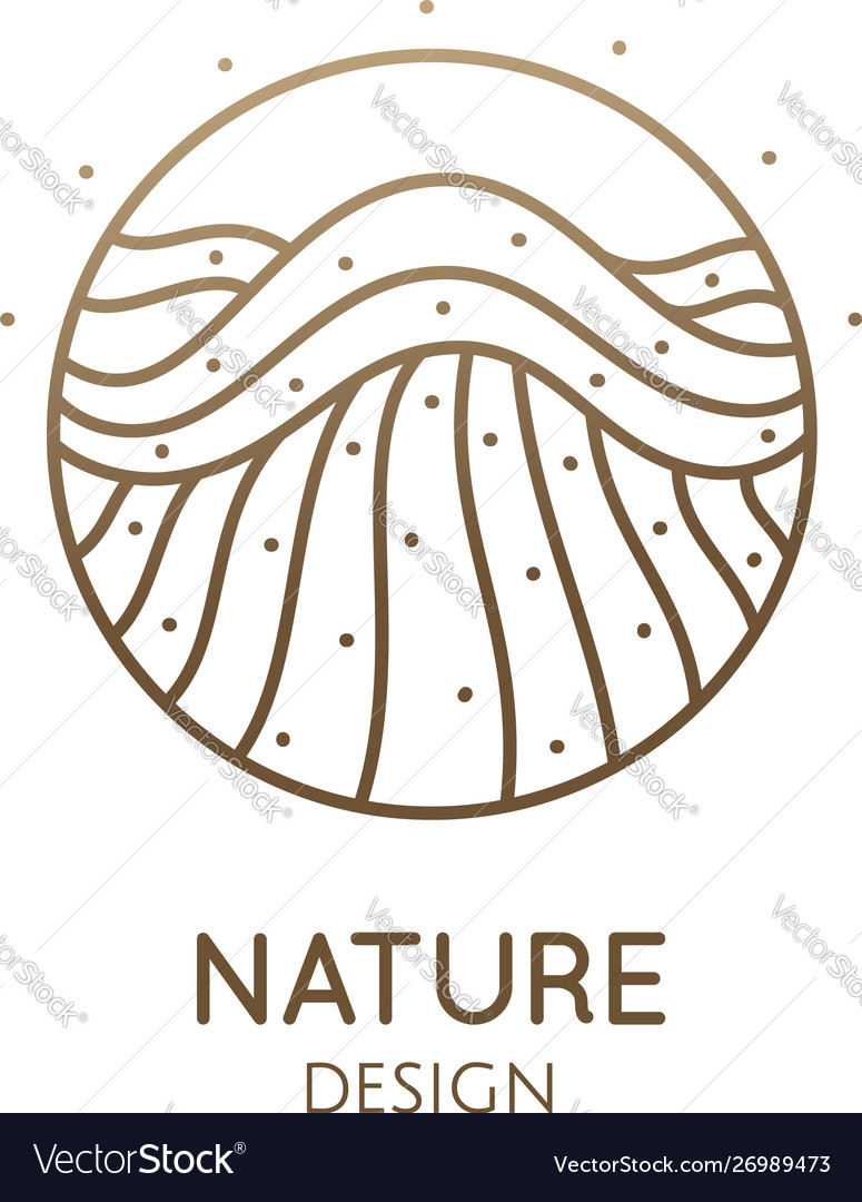 Wave logo pattern structure water Royalty Free Vector Image