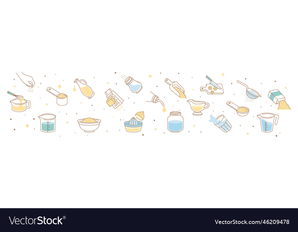 Cooking seamless pattern Royalty Free Vector Image