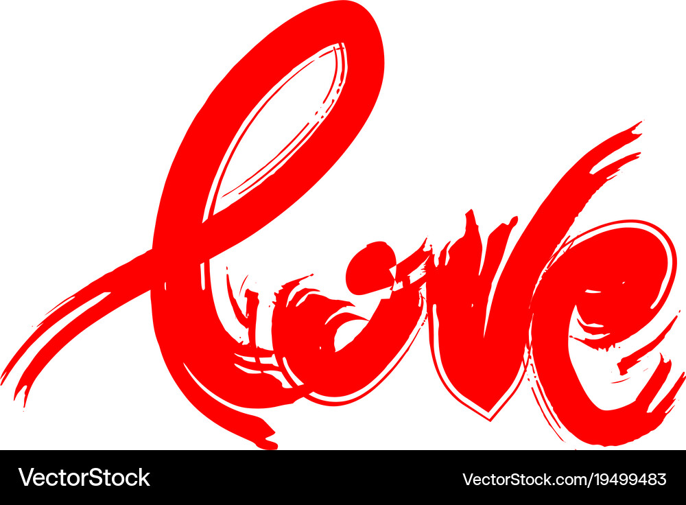 Abstract design of lettering Royalty Free Vector Image