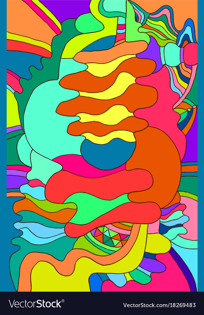 Vibrant Abstract Pattern Royalty Free Vector Image