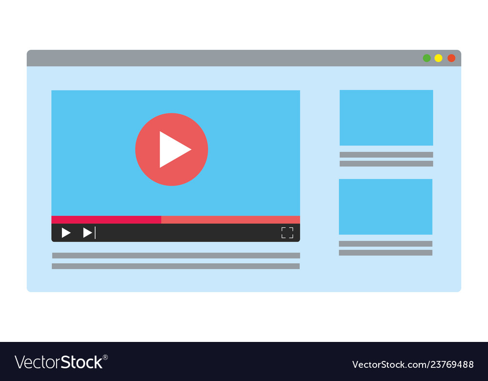 Technology computer screen cartoon Royalty Free Vector Image