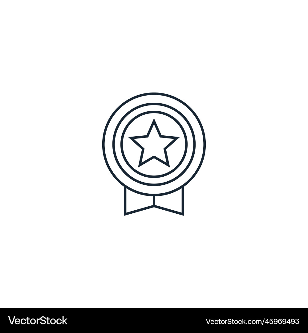 Creative icon line from success icons collection Vector Image