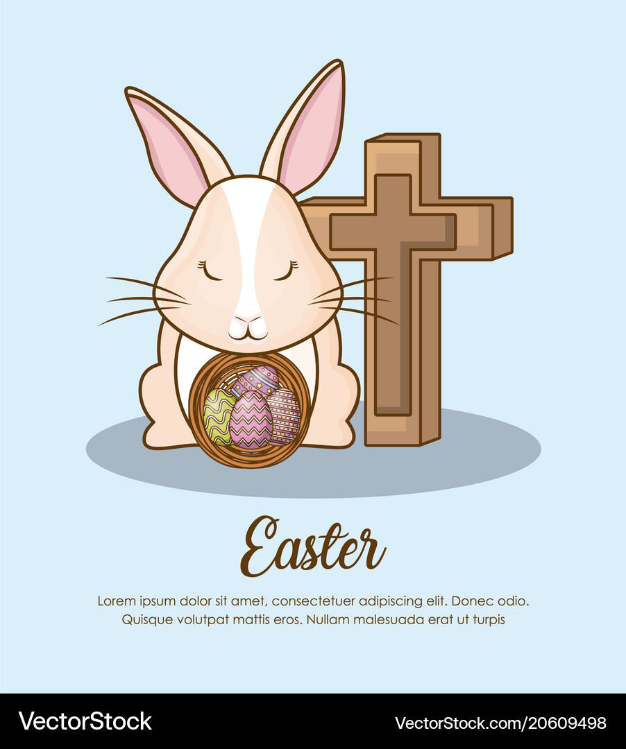 Happy easter design Royalty Free Vector Image - VectorStock