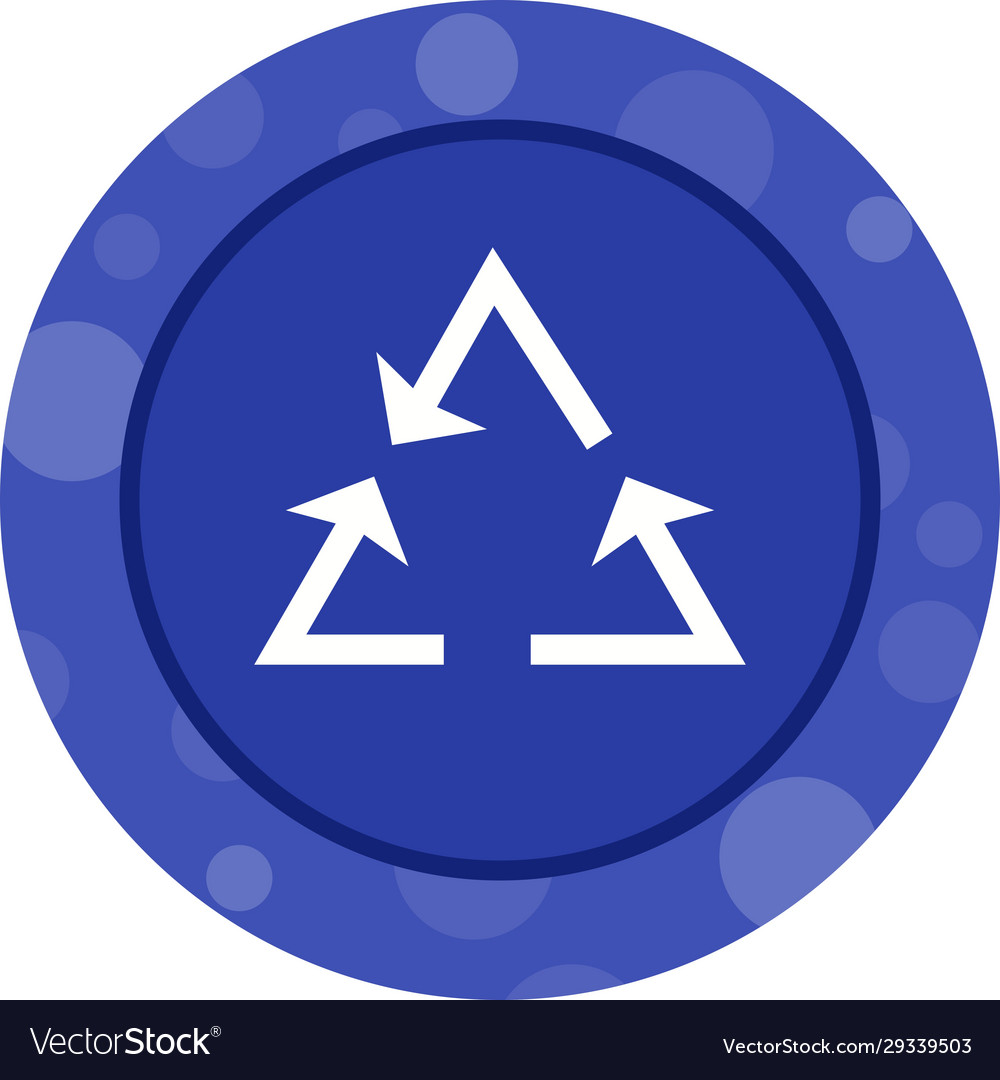 Beautiful recycle arrow glyph icon Royalty Free Vector Image Beautiful recycle arrow glyph icon Royalty Free Vector Image