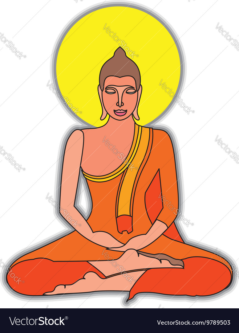 Buddha Royalty Free Vector Image - VectorStock