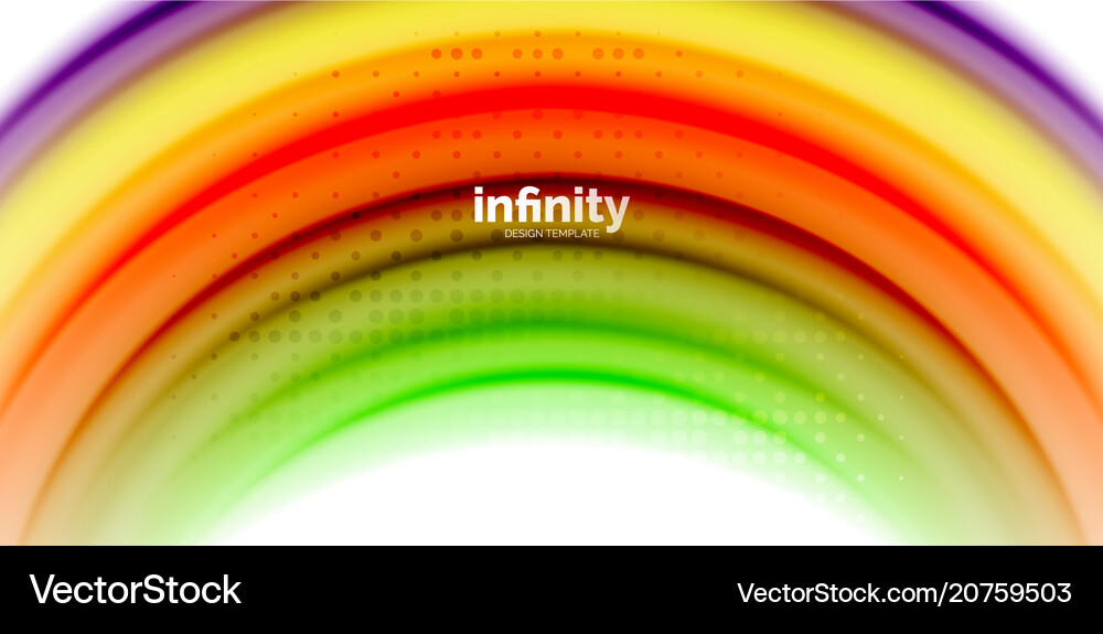 Gel jelly fluid flowing liquid rainbow style Vector Image