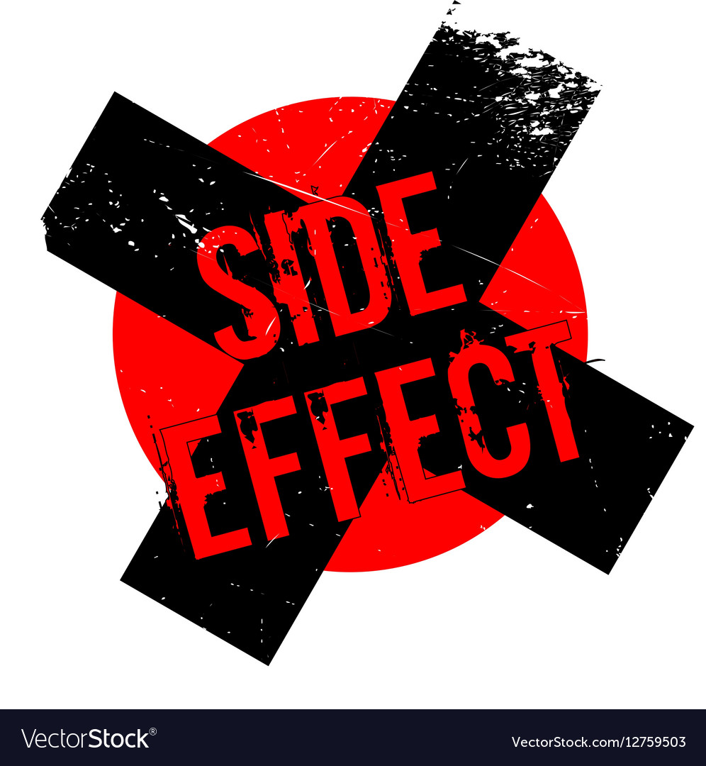 Side Effect rubber stamp Royalty Free Vector Image