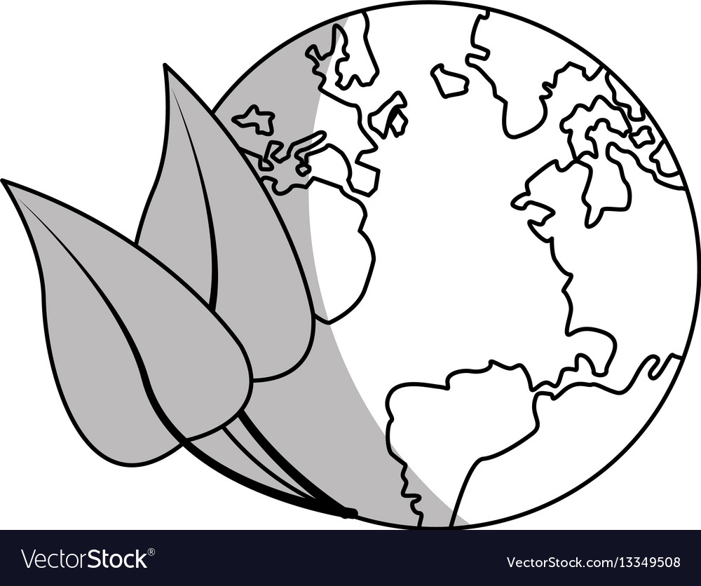 Earth planet icon Royalty Free Vector Image - VectorStock