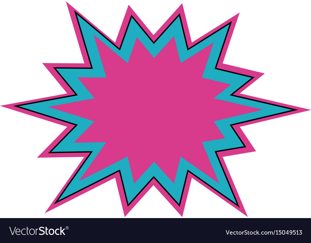 Comic bubble icon Royalty Free Vector Image - VectorStock