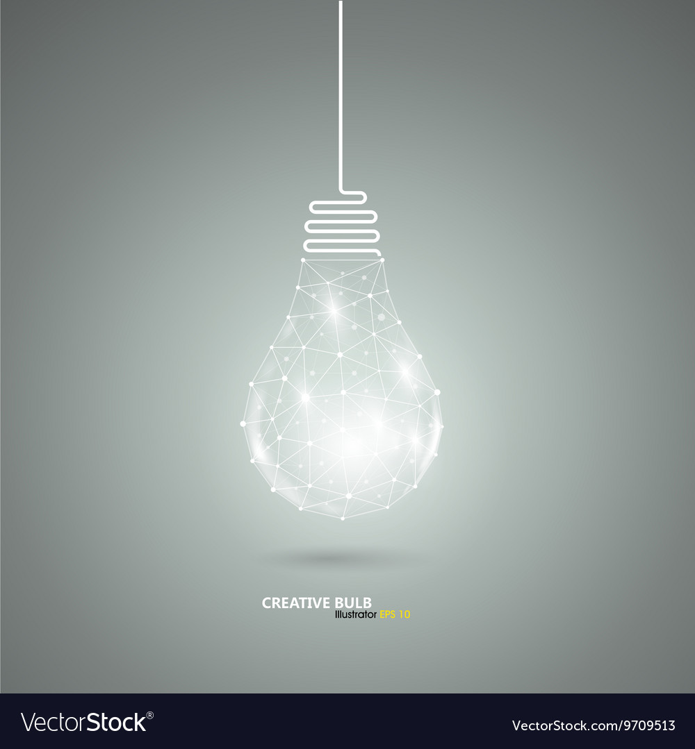 Creative bulb Royalty Free Vector Image - VectorStock