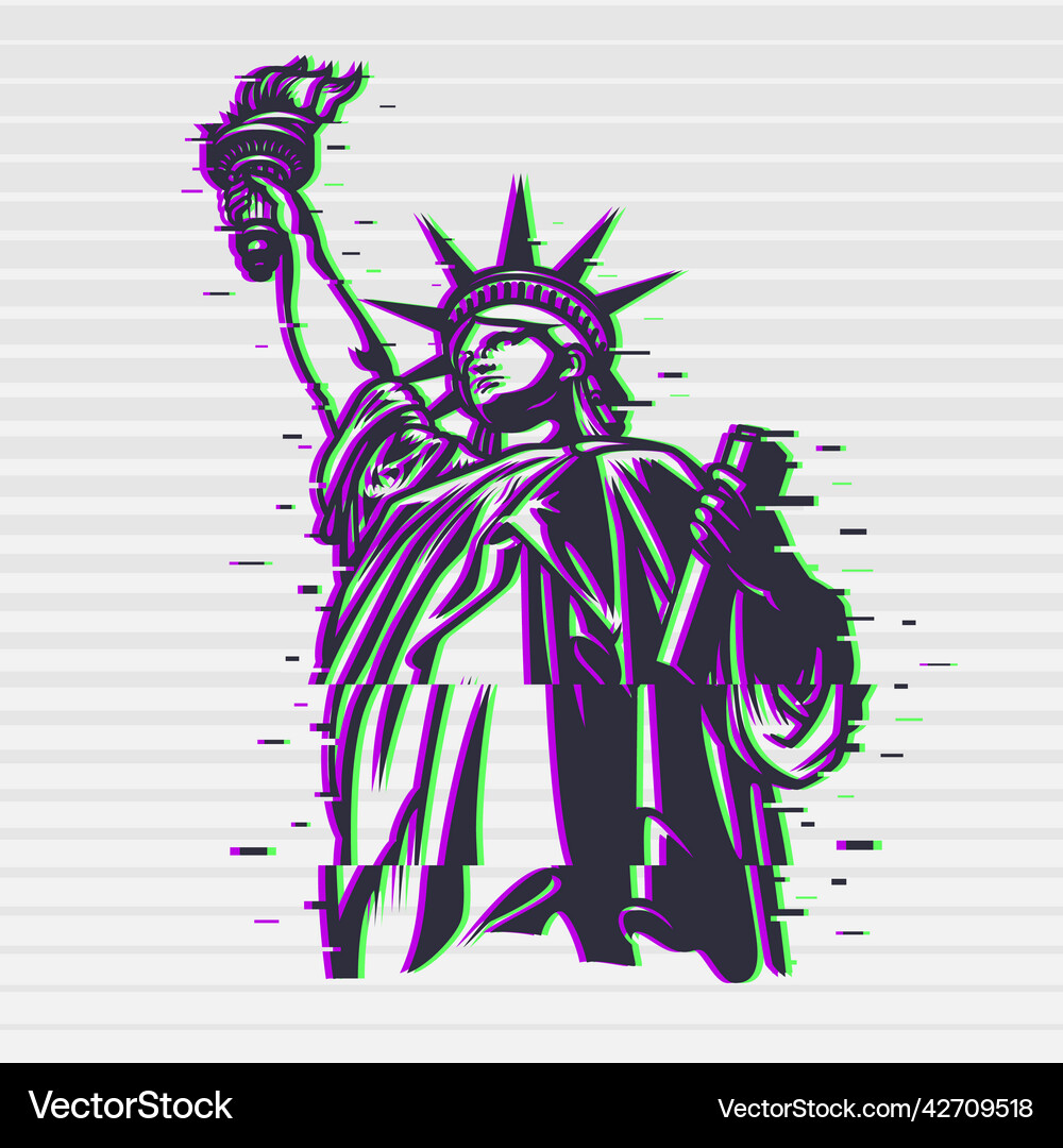 Statue of liberty Royalty Free Vector Image - VectorStock