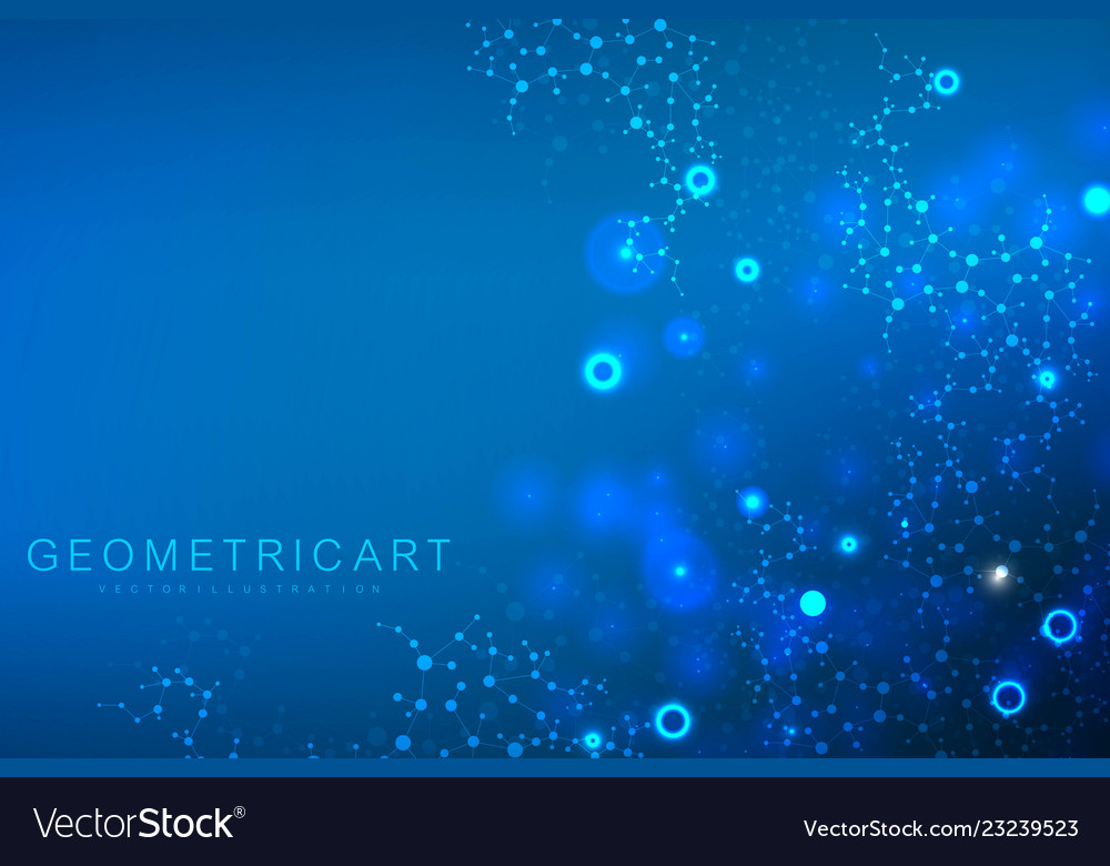 Big data visualization background modern Vector Image