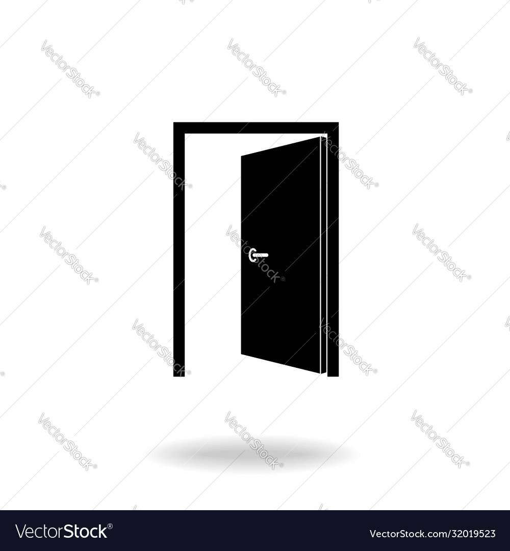 Open Door Vector