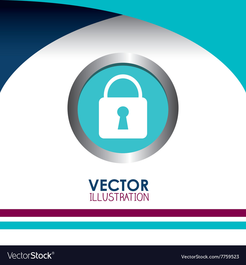 Security system design Royalty Free Vector Image