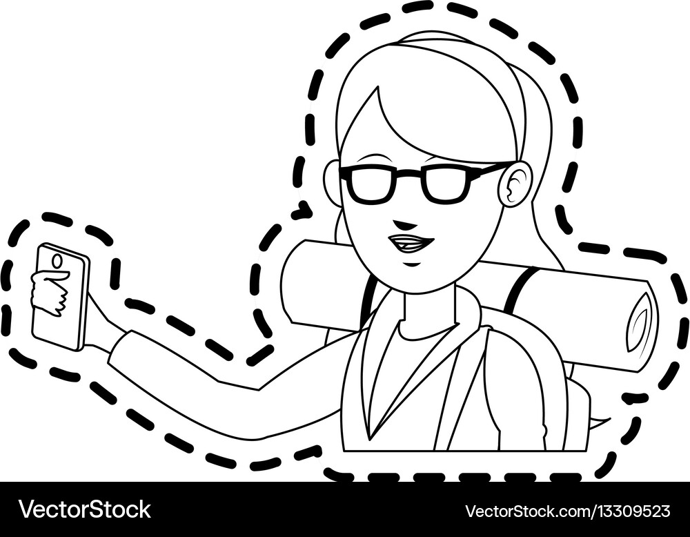 Tourist icon image Royalty Free Vector Image - VectorStock