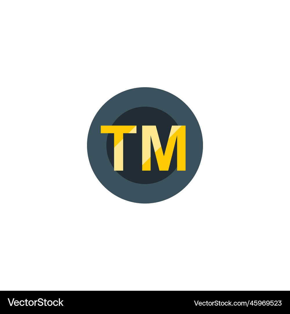 Trademark creative icon from entrepreneurship Vector Image