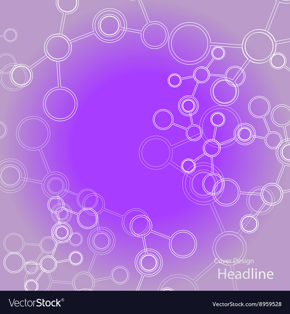 Abstract connection structure science Royalty Free Vector