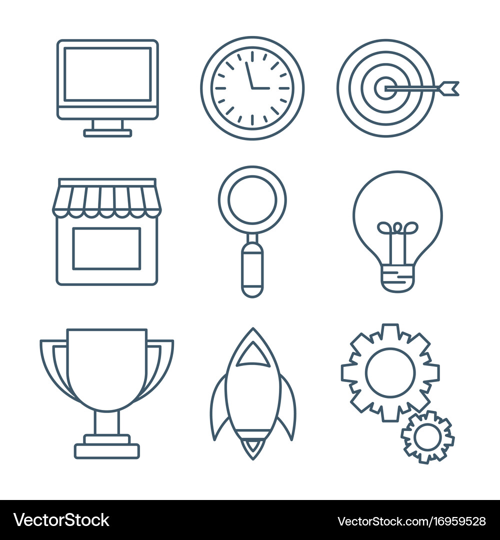 Digital marketing design Royalty Free Vector Image