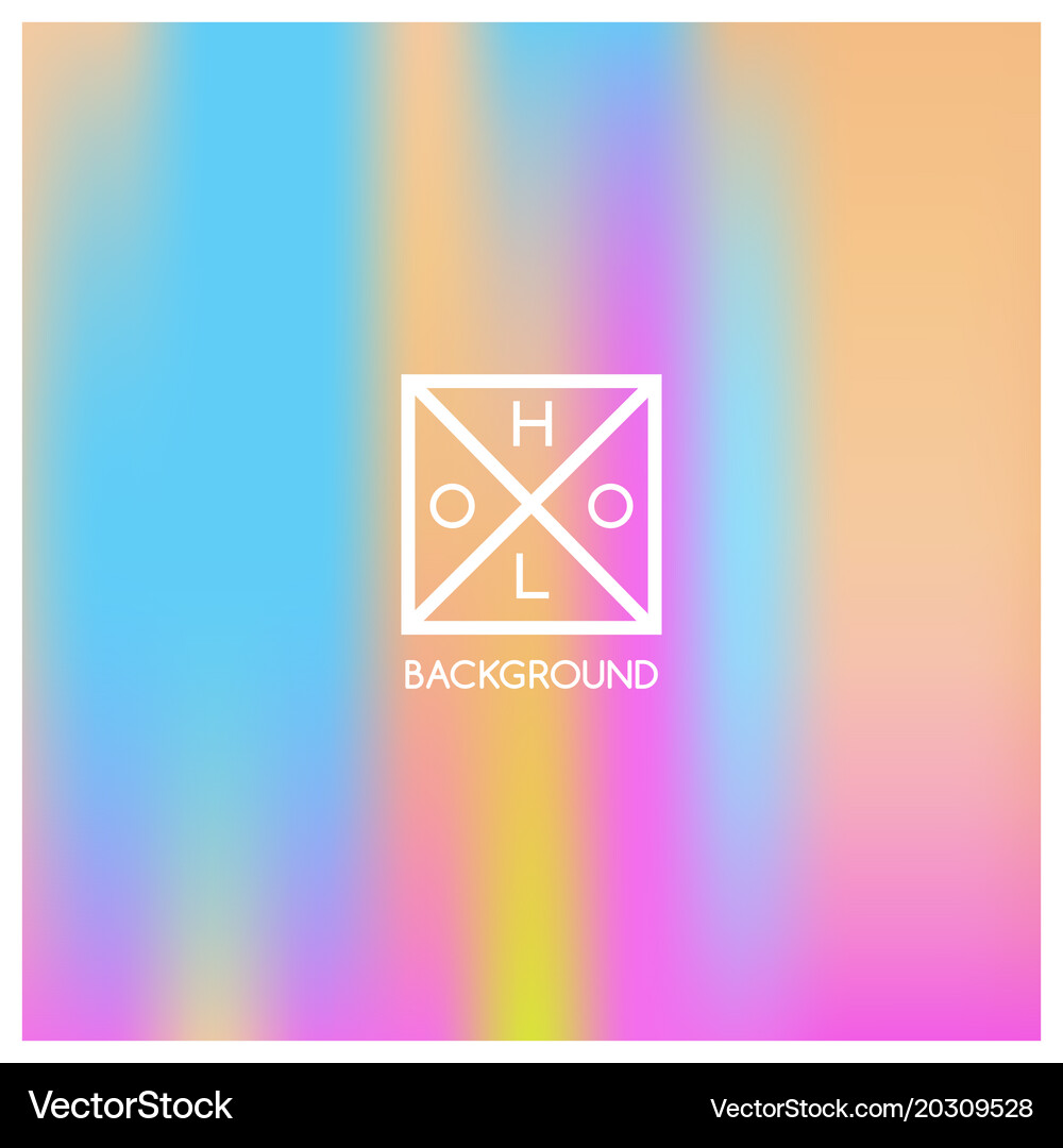 Holographic background holo sparkly cover Vector Image