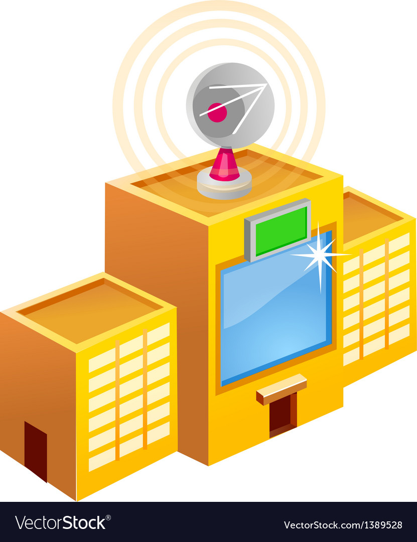 Icon broadcasting Royalty Free Vector Image - VectorStock