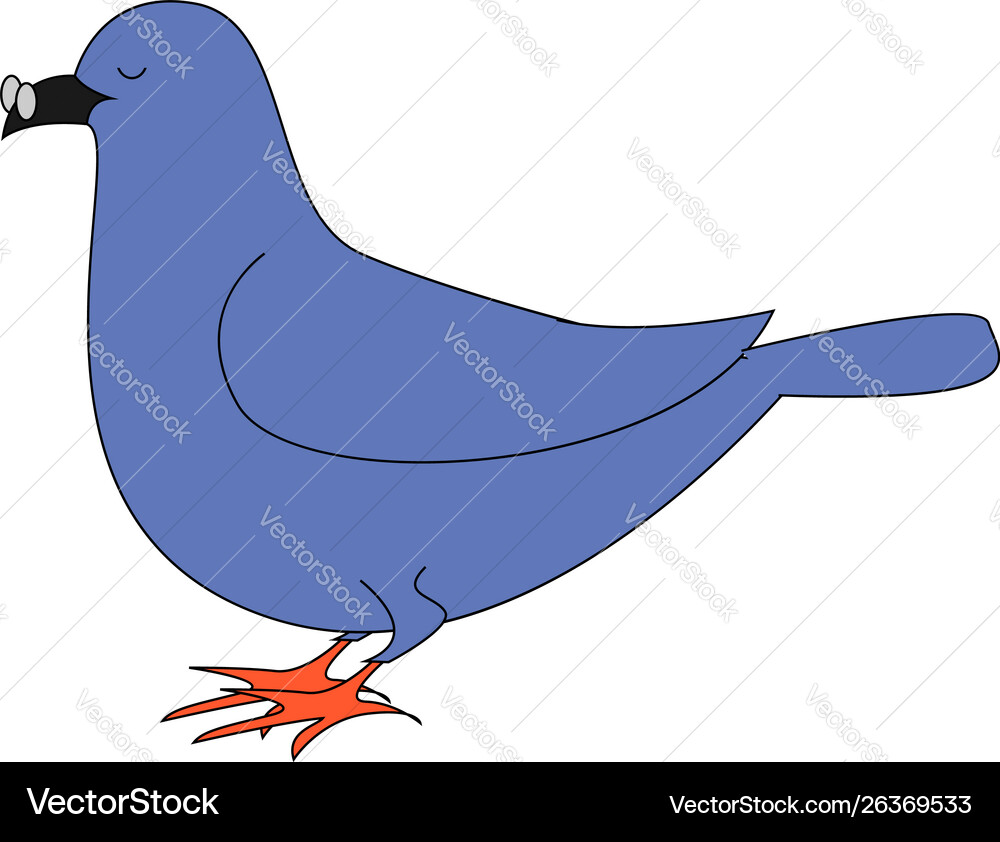 Blue Dove Clipart
