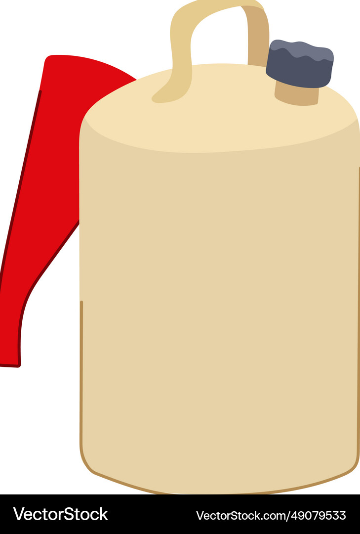Energy fuel can cartoon Royalty Free Vector Image
