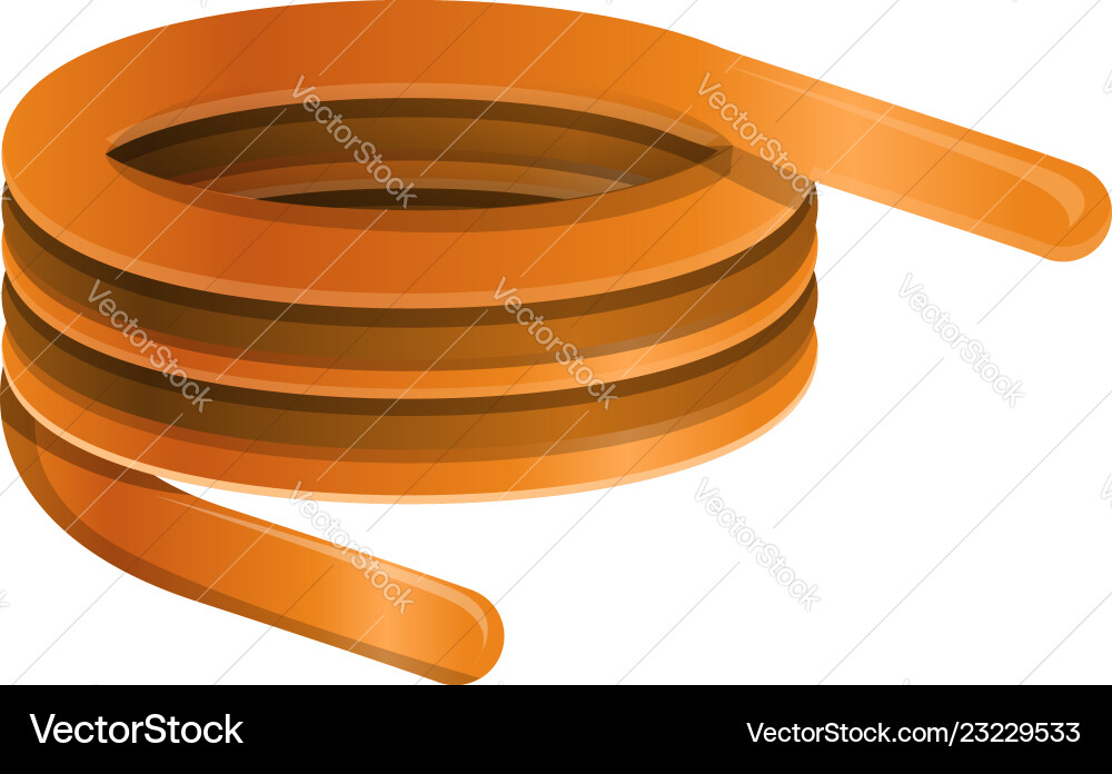Small metal spring icon cartoon style Royalty Free Vector