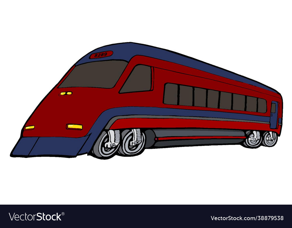 Angular bullet train passenger train Royalty Free Vector Angular bullet train passenger train Royalty Free Vector