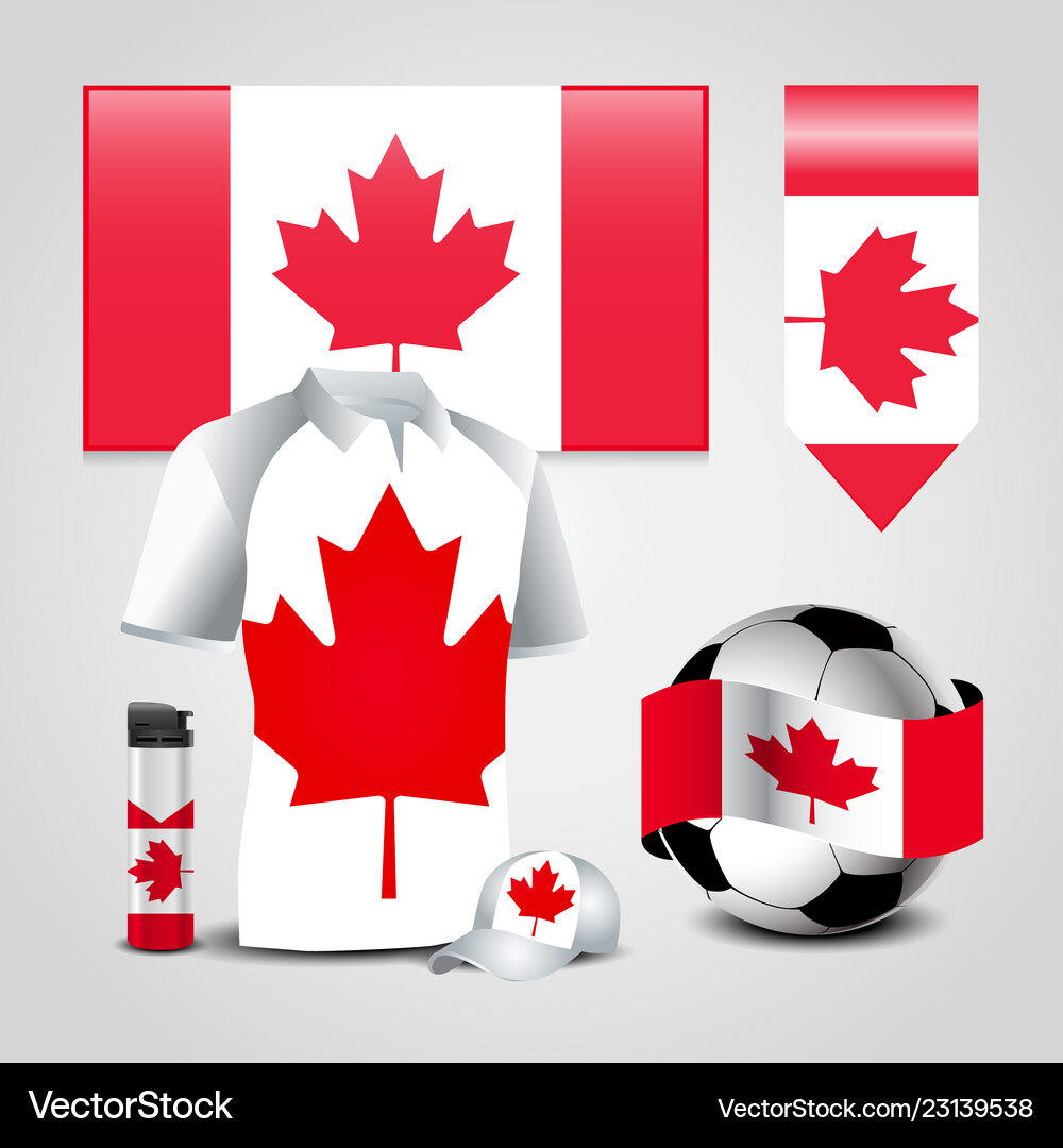 Canada flag design Royalty Free Vector Image - VectorStock