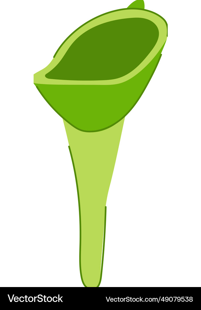 Diagram funnel cartoon Royalty Free Vector Image