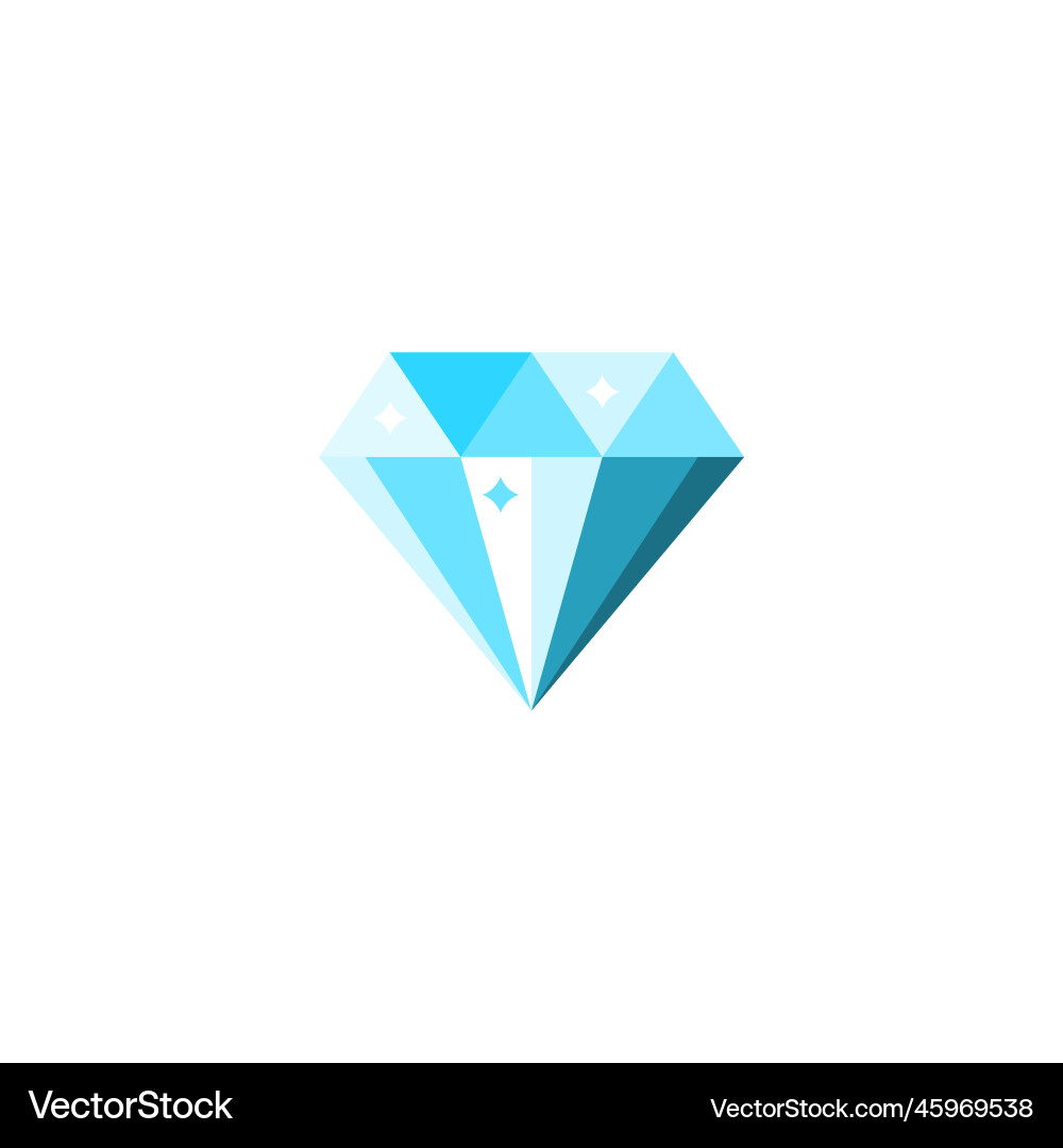 Diamond creative icon from casino icons Royalty Free Vector