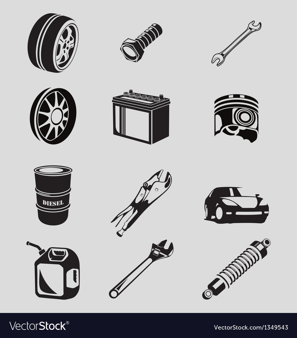 Auto icon Royalty Free Vector Image - VectorStock