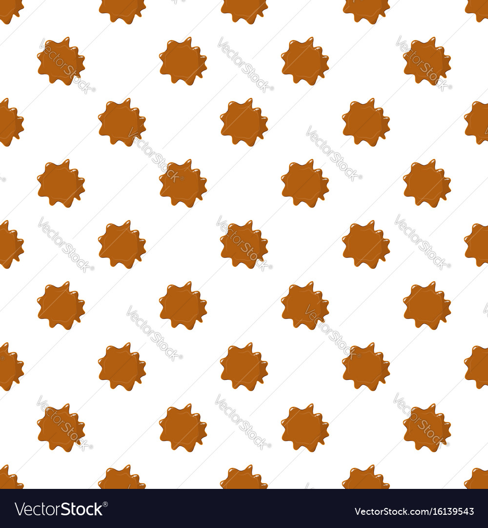 Brown caramel pattern Royalty Free Vector Image