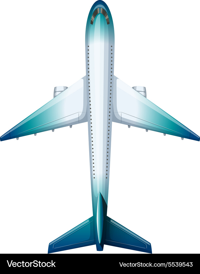 Modern design of aeroplane Royalty Free Vector Image