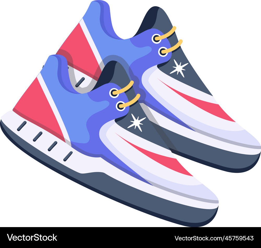 Sports shoes Royalty Free Vector Image - VectorStock