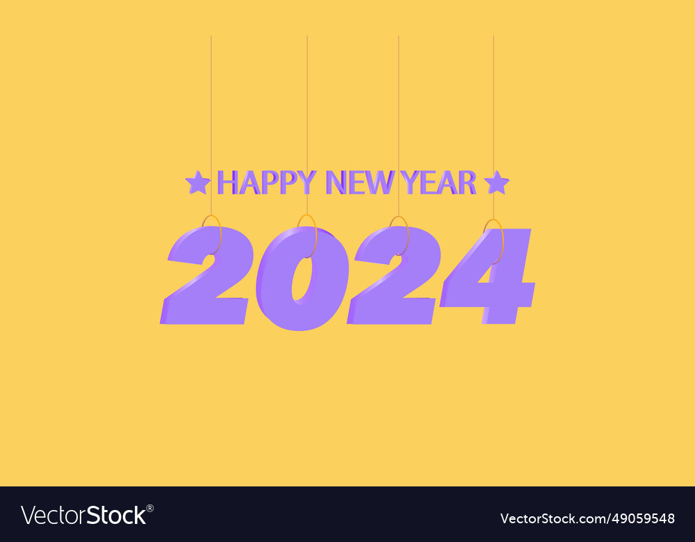 New years eve 2024 countdown celebration Vector Image