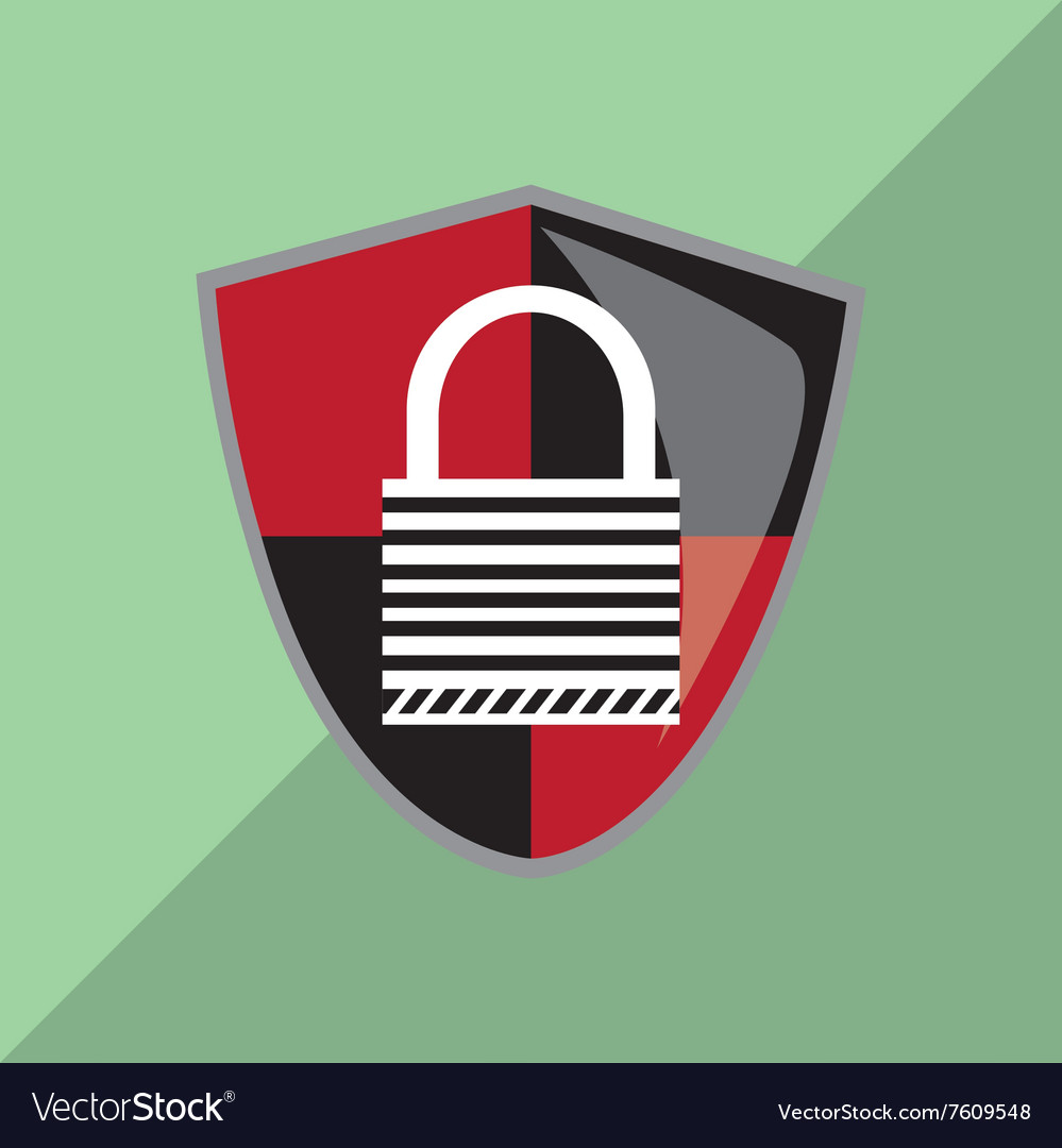 Security icon design Royalty Free Vector Image