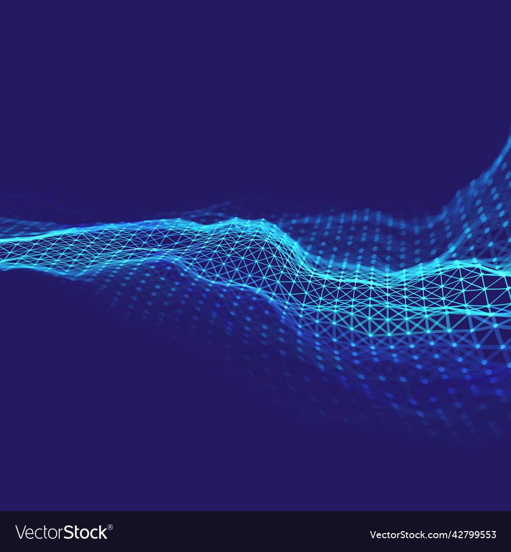 Artificial intelligence communication network Vector Image